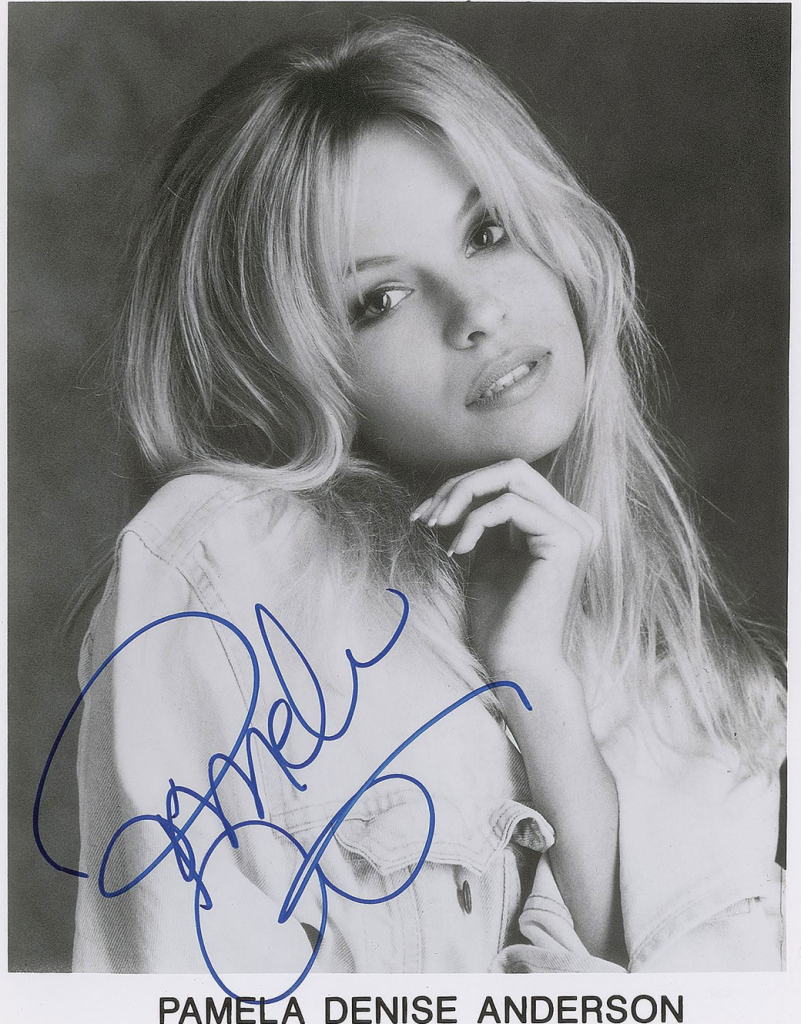 Pamela Anderson Autograph Authenticity Check - Real or Fake - True ...