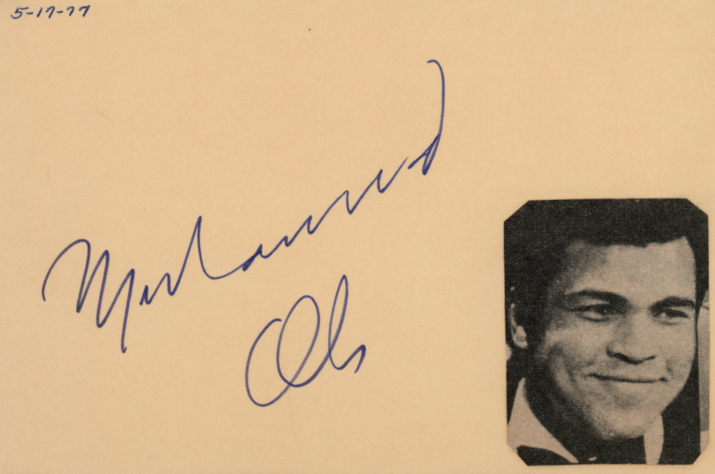 Muhammad Ali (Cassius Clay) Autograph Authenticity Check - True ...
